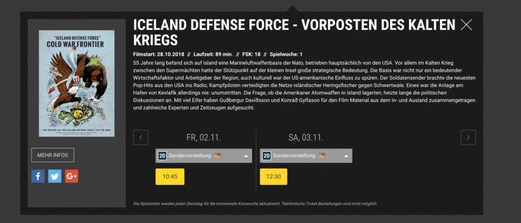 Iceland Defence Force – Cold War Frontier selected for Nordic Film Days ...